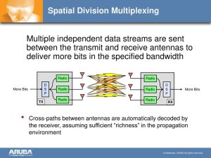 Types of Spatial Multiplexing techniques