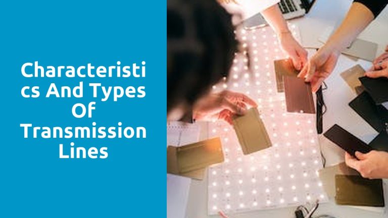 Characteristics and Types of Transmission Lines | RF ENGINEER NETWORK