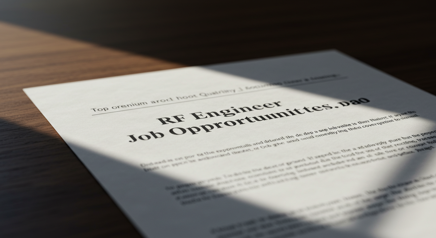 Top RF Engineer Job Opportunities and Career Insights for 2024
